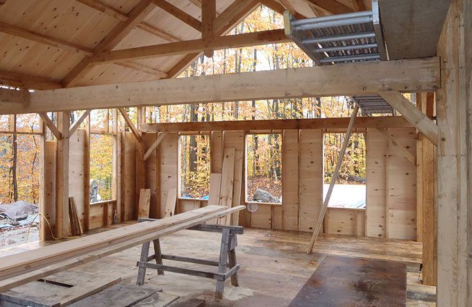 Pete Newton, Timber Frames : Windham, VT